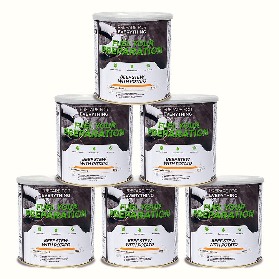 Fuel Your Preparation Beef And Potato Stew (6 Tins) – PrepareHQ